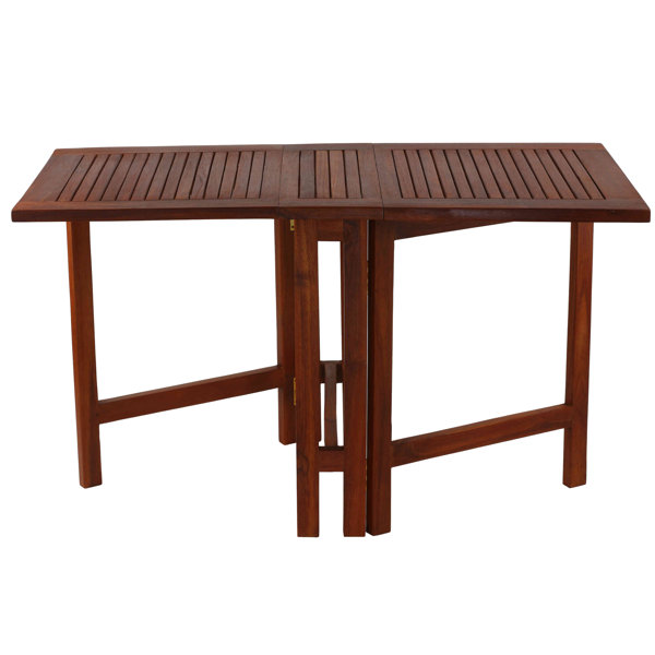 Folding-teak-table | Wayfair